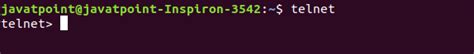 Linux Telnet Command Tpoint Tech