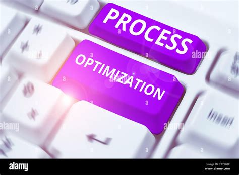 Conceptual Caption Process Optimization Business Idea Improve Organizations Efficiency Maximize