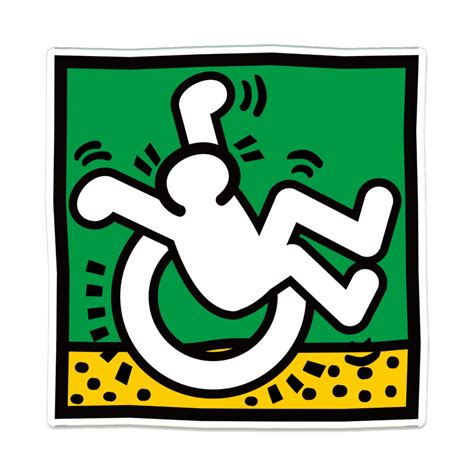 なるわん座限定！ポップアート車いすアクリルバッチ16 笑売繫盛！なるわん座！千客万来！ブース寄席！ Booth