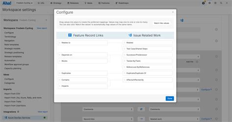 sync dependencies between aha roadmaps and azure devops aha software