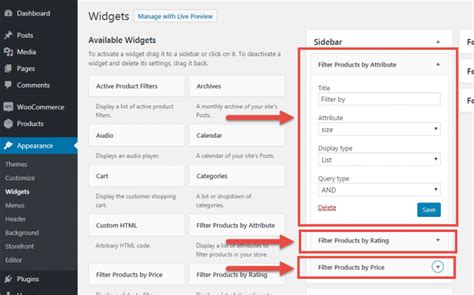 Woocommerce How To Enable Product Filters Ie Ajax Filters
