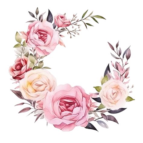 수채 피다 장미 일러스트 가지 꽃 꽃다발 화환 틀 클립 아트 장미 일러스트 화환 일러스트 아트 일러스트 Png 일러스트 및 이미지 에 대한 무료 다운로드 Pngtree