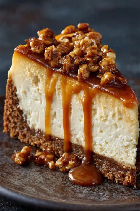 Cheesecake With Cajeta And Walnuts Complete Recipe Beesrecipes