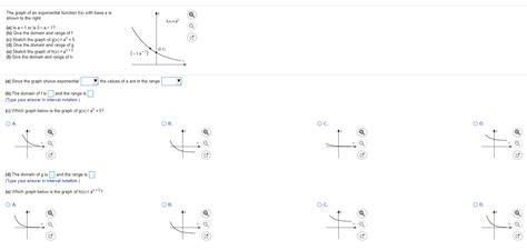 Solved The Graph Of An Exponential Function F X With Base A Chegg Com