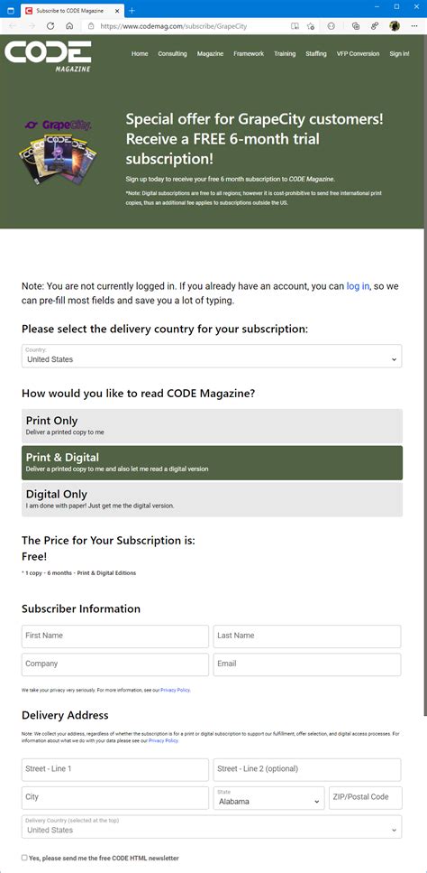 subscription offers eps documentation