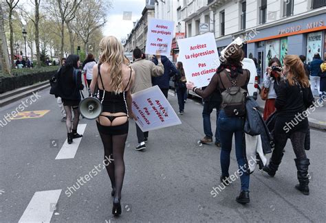 Several Dozens Sex Workers Supporters Demonstrate Editorial Stock Photo Stock Image Shutterstock