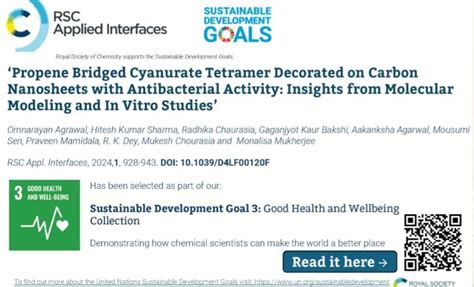 🥳 I Am Happy To Share That The Research Article Propene Bridged Cyanurate Tetramers Decorated