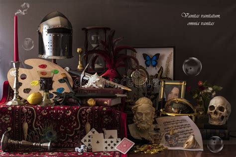 All Is Vanity Still Life Vanitas Editorial Photography Image Of