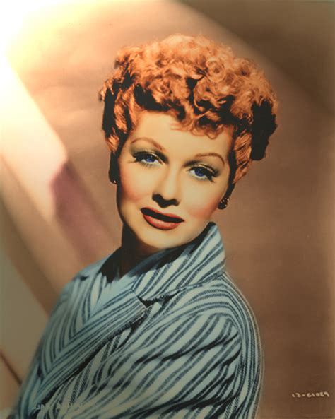 Lucille Ball As A Model In Color