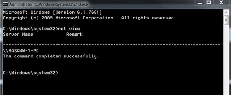 Net View In Command Prompt Does Not Work Windows 7 Forums