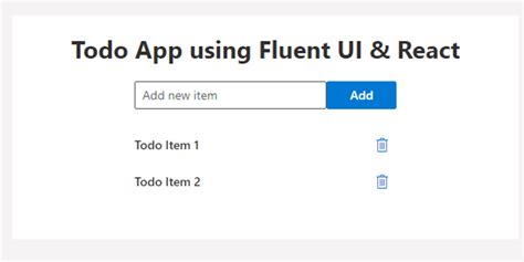 Build A Simple Todo App Using Microsoft Fluent UI React DEV Community