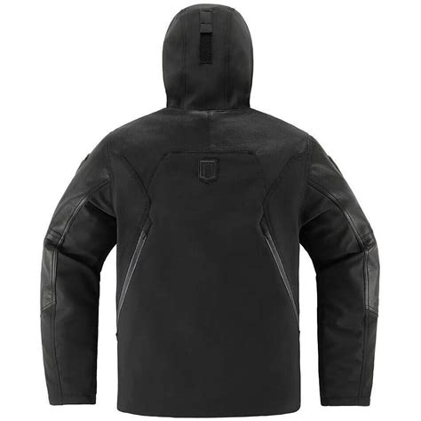 Icon Basehawk2 Ce Black Leather Motorcycle Jacket For Sale Online