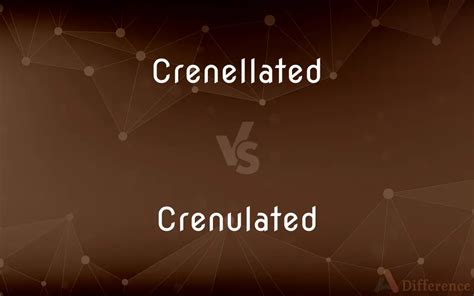 Crenellated Vs Crenulated — Whats The Difference