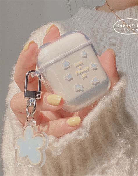 🍀행운부적증정🍀에어팟 케이스 플라워 구름 귀여운 간지 시크 젤리 실리콘 남자 여자 커플템 친구 생일 우정템 프로 2세대 3세대 1세대 에이블리