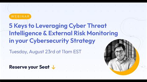 5 Keys To Leveraging Cyber Threat Intelligence And External Risk