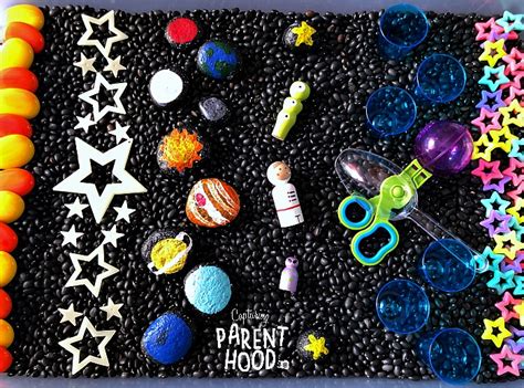 Solar System Sensory Table