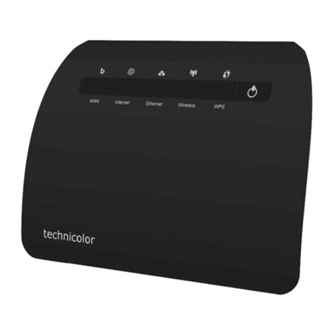 Technicolor Tg587n Setup And User Manual Pdf Download Manualslib