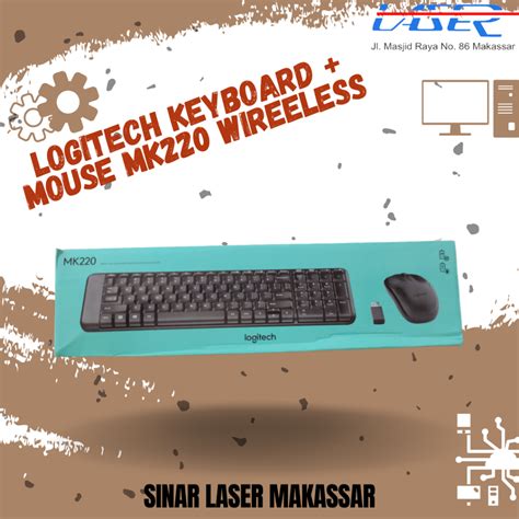 Jual Logitech Keyboard Mouse Mk220 Wireless Keyboard Mouse Murah Shopee Indonesia