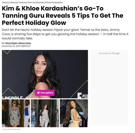 In The Press Sunless Cosmetics Jimmy Coco Jimmy Coco