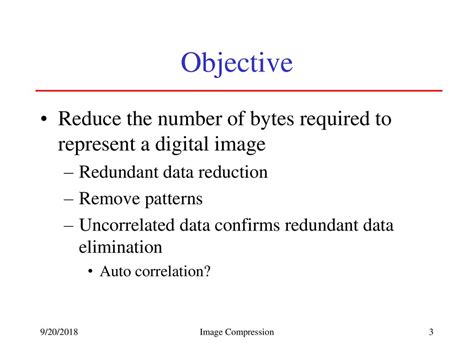 Image Compression 9202018 Image Compression Ppt Download