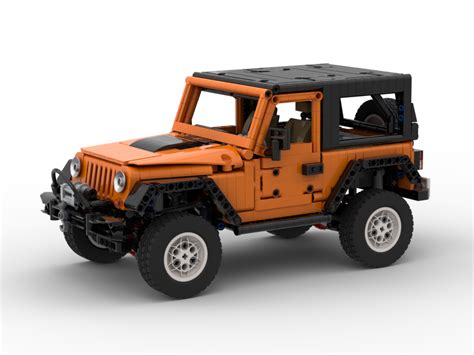 Lego Moc Jeep Wrangler By Gyenesvi Rebrickable Build With Lego