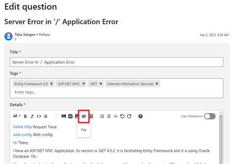 Server Error In Application Error Microsoft Qanda