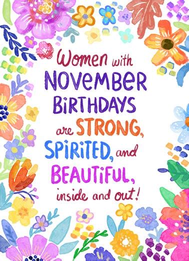 November Happy Birthday Images