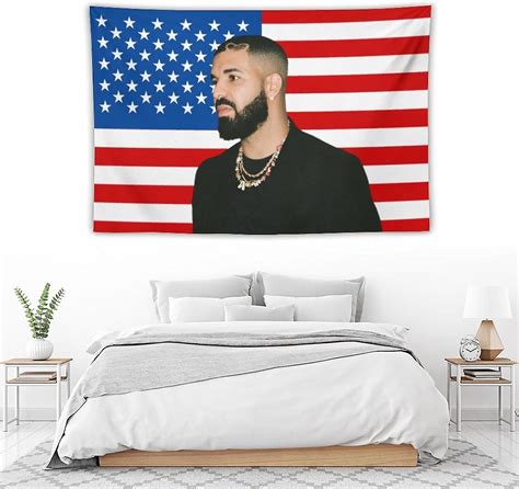 Drake Singer Rapper Tapestry Flag For Home College Dorm For Bedroom