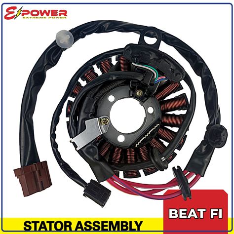 E Power Magneto Stator Coil Assembly For Honda Beat 110 Fi Fuel