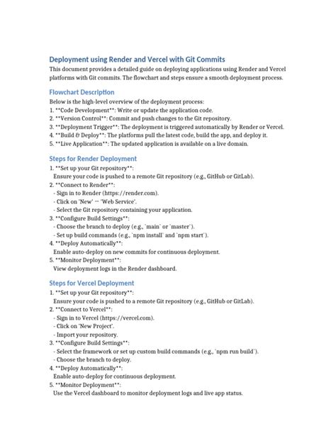 deployment guide render vercel pdf