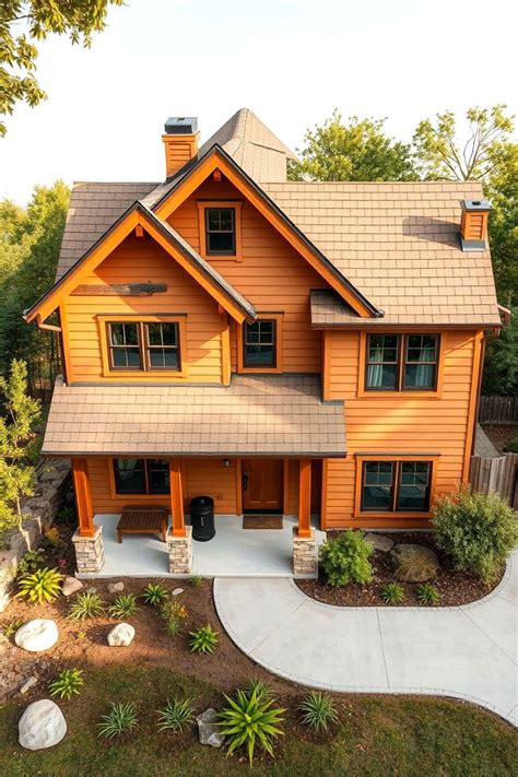 22 Home Exteriors With Natural Clay Siding Color Inspirations Lost At