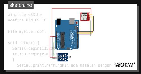 Membuat Data Logger Wokwi Esp32 Stm32 Arduino Simulator