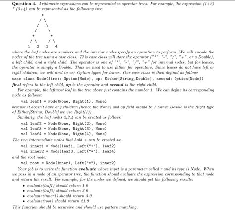 Question 4 Arithmetic Expressions Can Be Represented