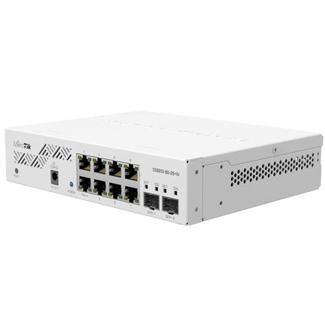 Switch Mikrotik Router 8 Portas Gerenciável 8x Gigabit 2x Sfp 10gbit Css610 8g 2s In Waz