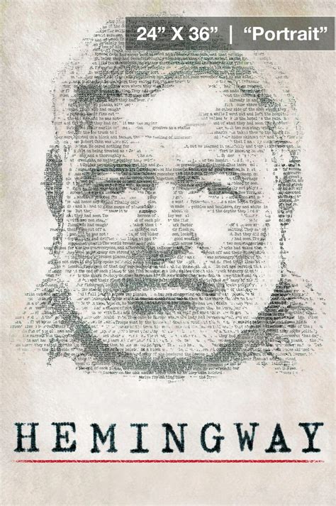Ernest Hemingway Pbs Documentary Poster Etsy