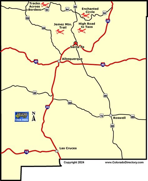 Colorado New Mexico Highways Maps Five Years Ago Today The World