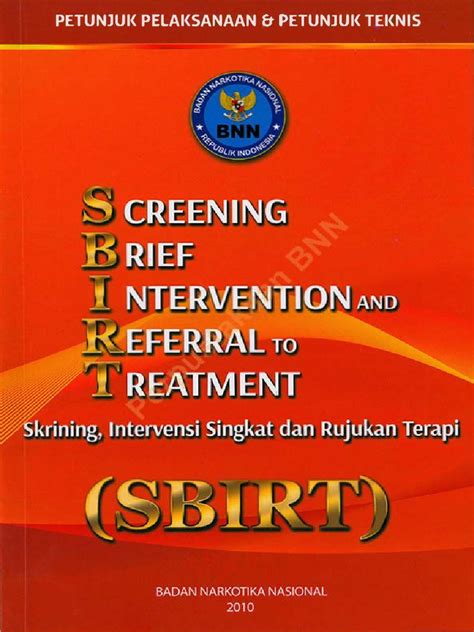 Screening Brief Intervention And Referral To Treatment Sbirt 2 Pdf