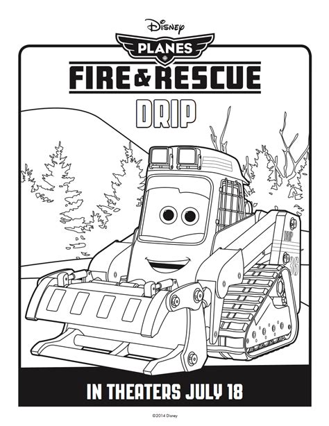 Drip Coloring Page Pixar Planes Coloring Pages Disney Planes Connect