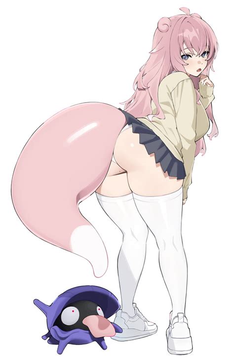 Shellder And Gyaru Slowpoke Pokemon Drawn By Aoaokisoraao Danbooru