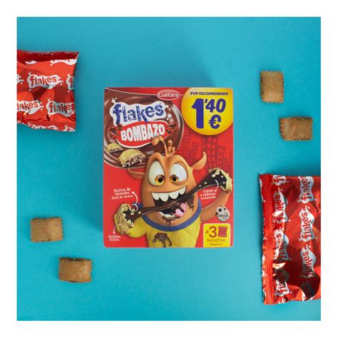 Cuetara Galletas Flakes Bombazo 105 Gr 140€ 105gr Frugol Sl