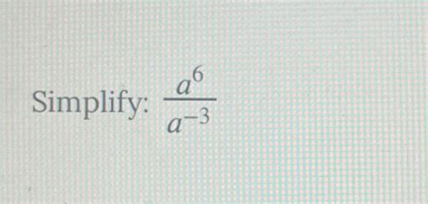 Solved Simplify A A Chegg Com