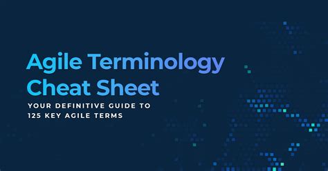 Agile Terminology Cheat Sheet This Free Agile Cheat Sheet Of 125… By Anthony Mersino Medium