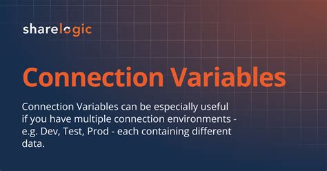Connection Variables Unifi Documentation