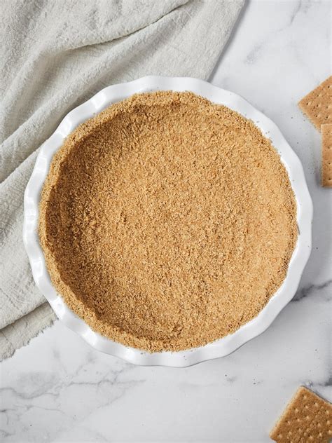 Homemade Graham Cracker Pie Crust My Happy Bakes