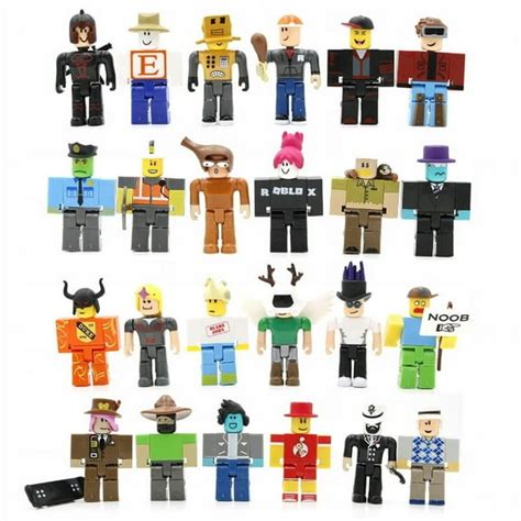 Roblox Figures Set With Game 24 Art Action Collection Roblox 24figure