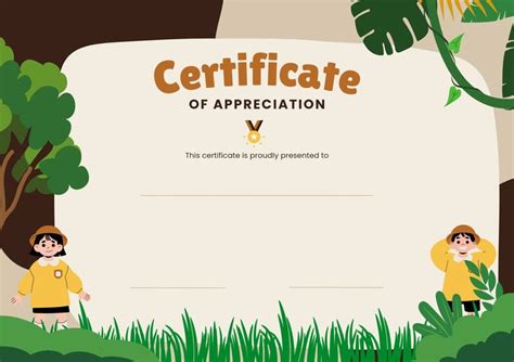 Cute Certificate Of Appreciation Templates