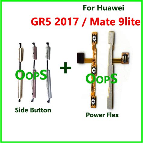 Power On Off Volume Button Flex For Huawei GR5 2017 Mate 9 Lite Honor 6X Side Buttons Ribbon