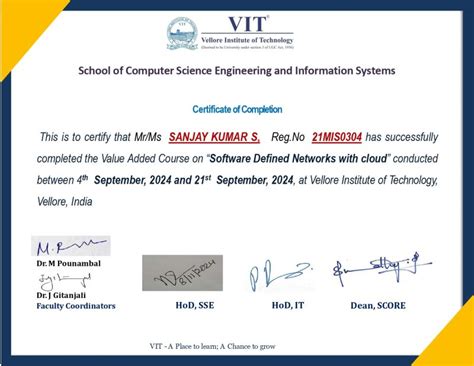 sanjay kumar on linkedin sotwaredefinednetwork sdn vitvellore