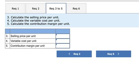 Solved Required Prepare A Contribution Format Income Chegg