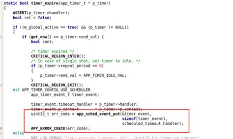 Problem Running Lesc On Nrf5 Sdk With App Scheduler Running Nordic Qanda Nordic Devzone